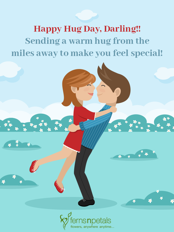 Hug Day Quotes | Happy Hug Day Messages and Wishes - Ferns N Petals